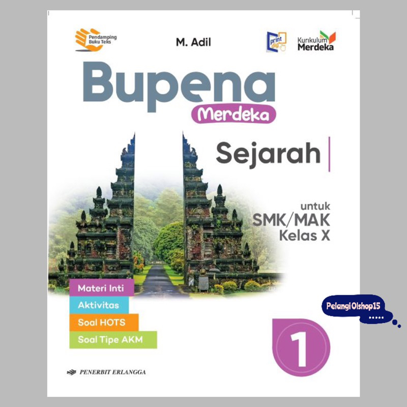 Jual BUKU BUPENA SEJARAH SMK/MAK KELAS 10 (X) KURIKULUM MERDEKA | Shopee Indonesia