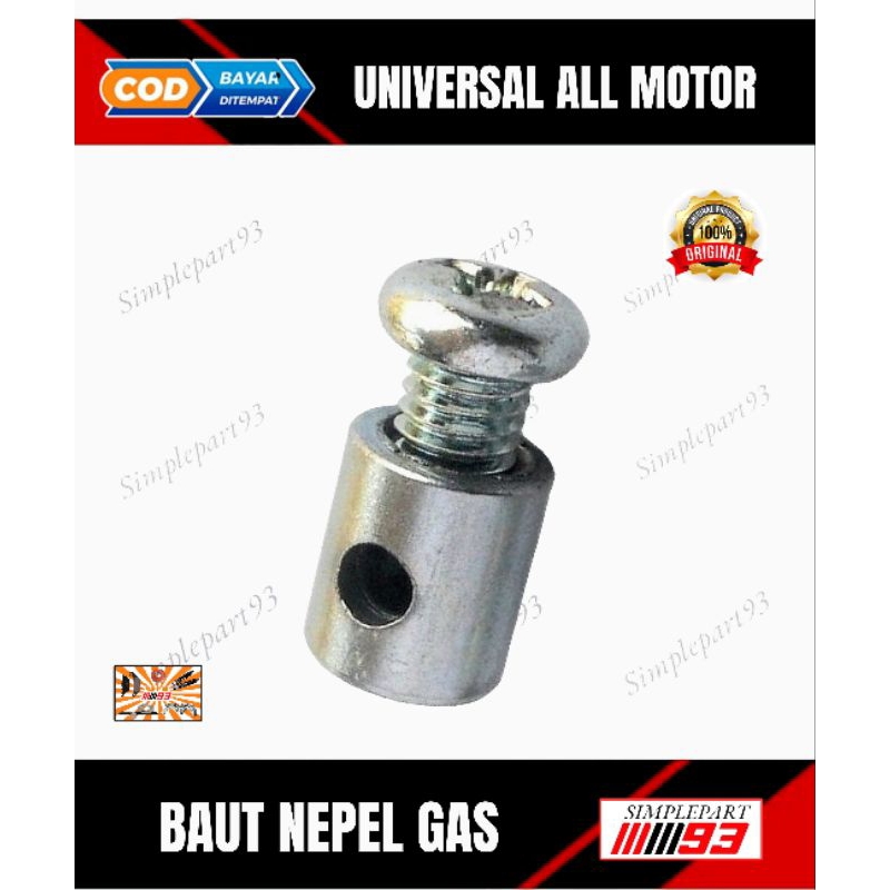 Jual BAUT NEPEL GAS UNIVERSAL SEMUA MOTOR | Shopee Indonesia