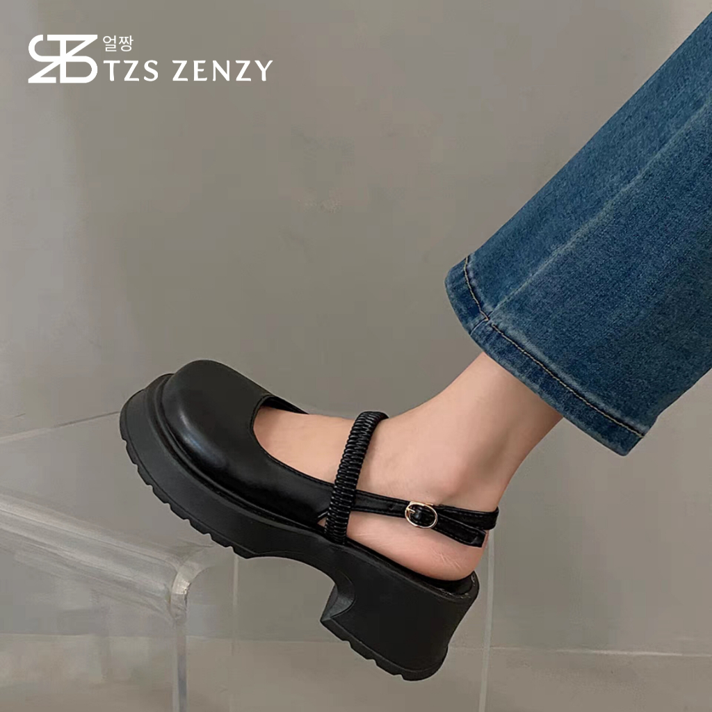 Jual TZS Zenzy Jaeyeon Platform - Chunky Platform Shoes - Sepatu ...