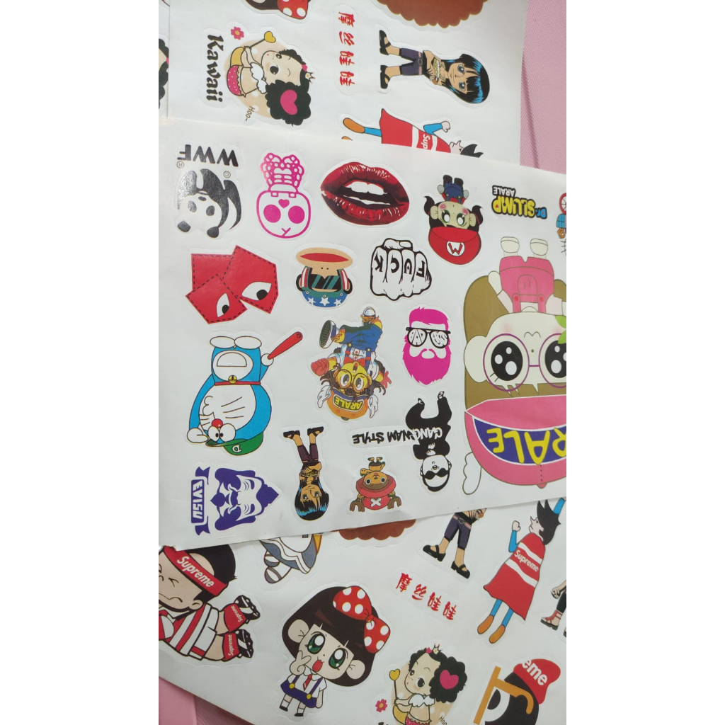 Jual Sticker Karakter Anime Lucu koper Anti Air | Shopee Indonesia