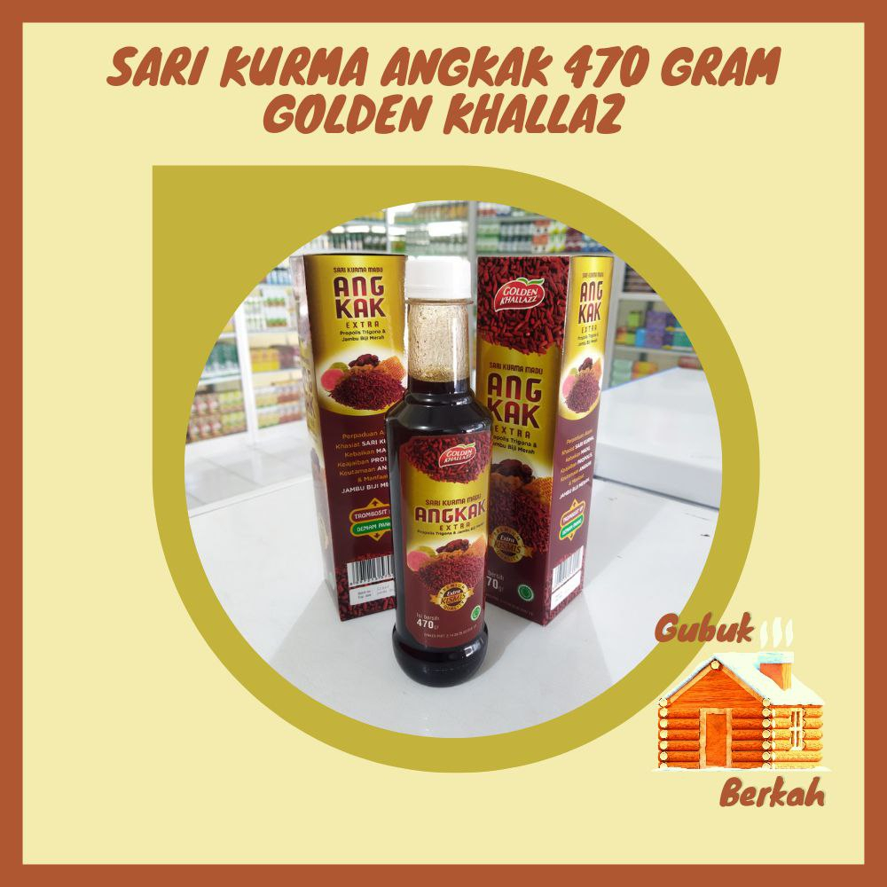 Jual Sari Kurma Angkak 470 Gram GOLDEN KHALLAZZ | Shopee Indonesia