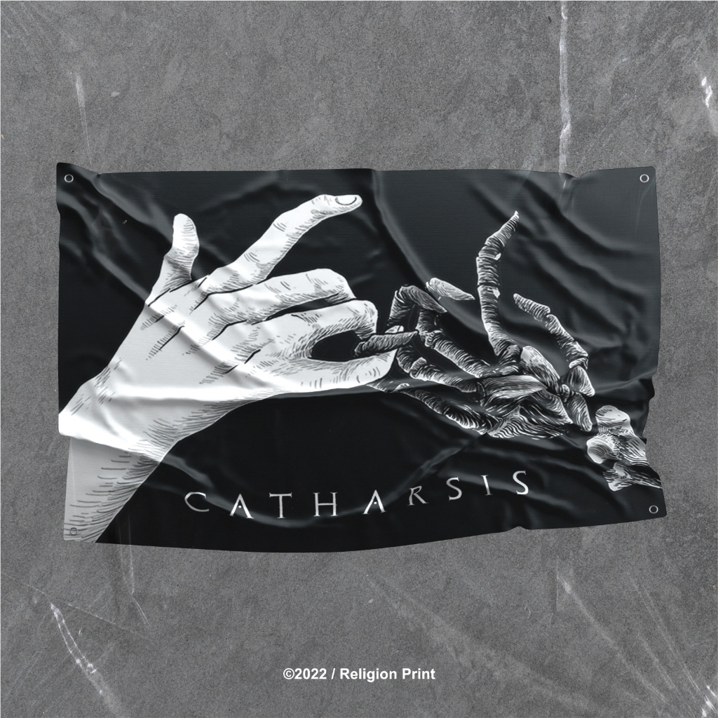 Jual BENDERA POSTER KAIN CATHARSIS WALL DECOR WALLFLAG | Shopee Indonesia