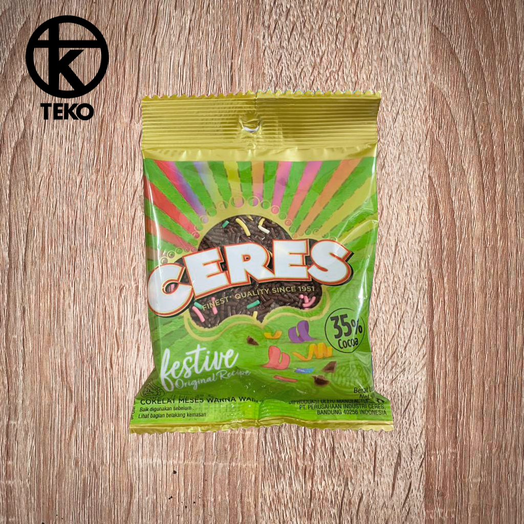 Jual Meses Ceres 80 gram Festive / Milk | meses cokelat | bahan kue ...