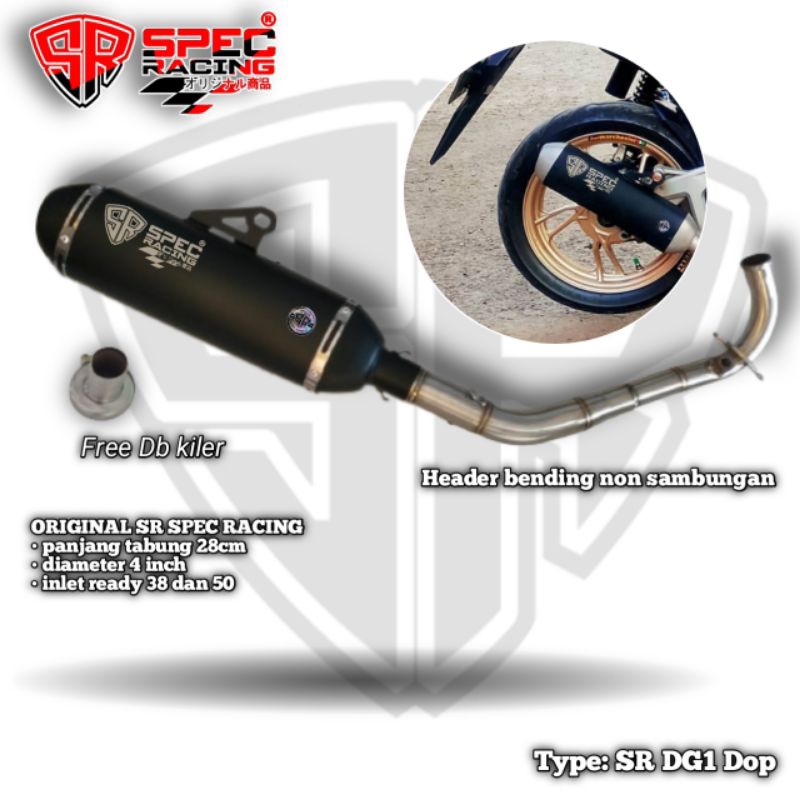 Jual Knalpot racing vario nmax aerox pcx lexy adv original SR Spec ...