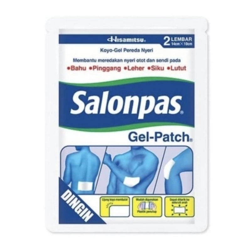 Jual Salonpas Gel Patch 2 Lembar Redakan Nyeri Otot dan Sendi | Shopee ...