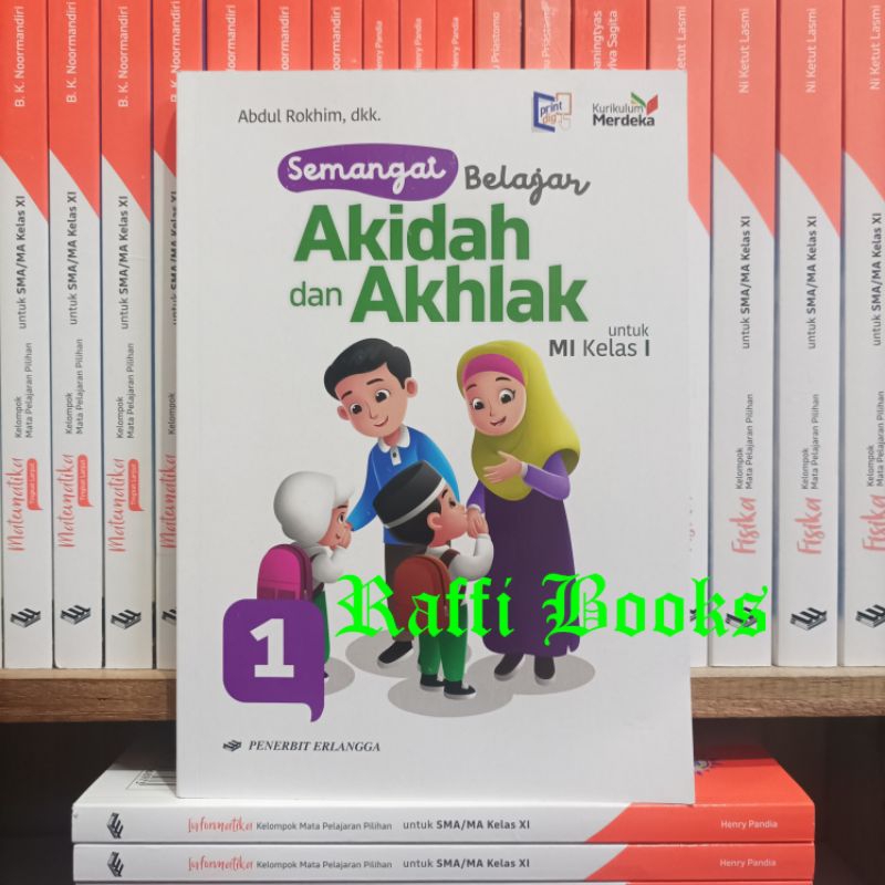 Jual Buku Akidah dan akhlak Kelas 1 Mi Erlangga Kurikulum Merdeka | Shopee Indonesia