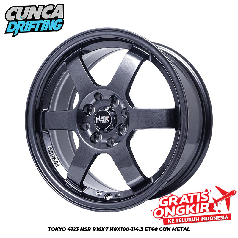 Jual Velg Racing Mobil Model TE37 Ring 16 Lebar 7 Rata Lubang Baut ...