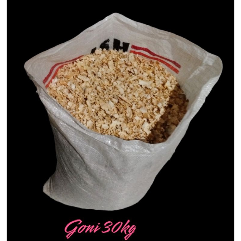 Jual Serbuk Kayu Hamster per goni Alas Kandang Burung Landak Sugar ...