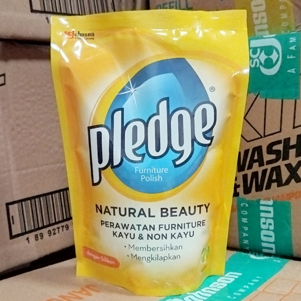 Jual PEMBERSIH PENGKILAP LEMON PLEDGE CAIR POUCH REFILL 410 ML | Shopee ...