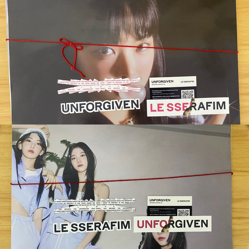 Jual album only lesserafim unforgiven weverse version, album unforgiven ...