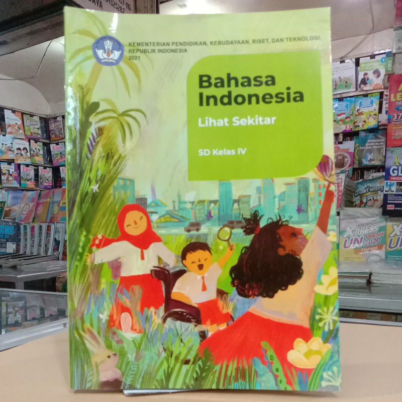 Jual BUKU BAHASA INDONESIA KELAS IV,4 SD,MI KURIKULUM MERDEKA 2021 | Shopee Indonesia