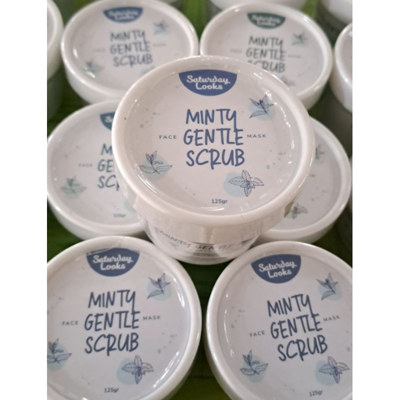 Jual clearen sale!! 100% ORI - SATURDAY LOOKS Minty Gentle Scrub 125 g ...