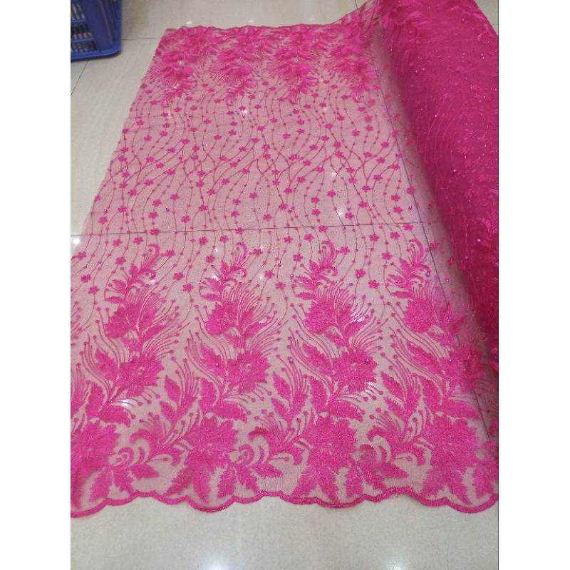 Jual KAIN KEBAYA BORDIR/TILE BORDIR PINGIRAN | Shopee Indonesia