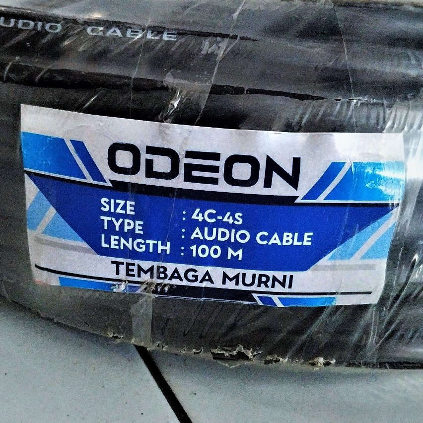 Jual Kabel Spiker ODEON 4x4MM Per meter Cable Speaker isi 4 TEMBAGA ...
