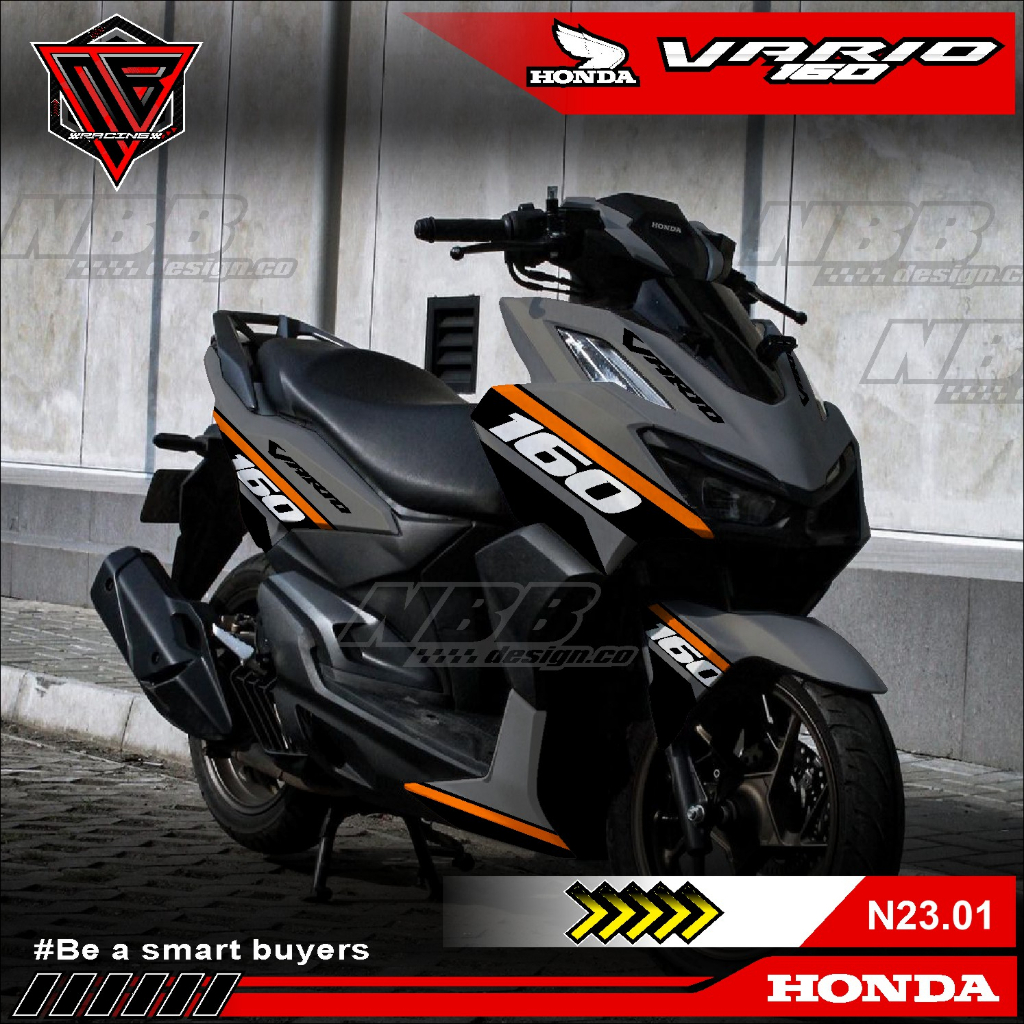 Jual (COD) Decal Sticker Honda Vario 160 2022 Fullbody Fullblok Motif ...