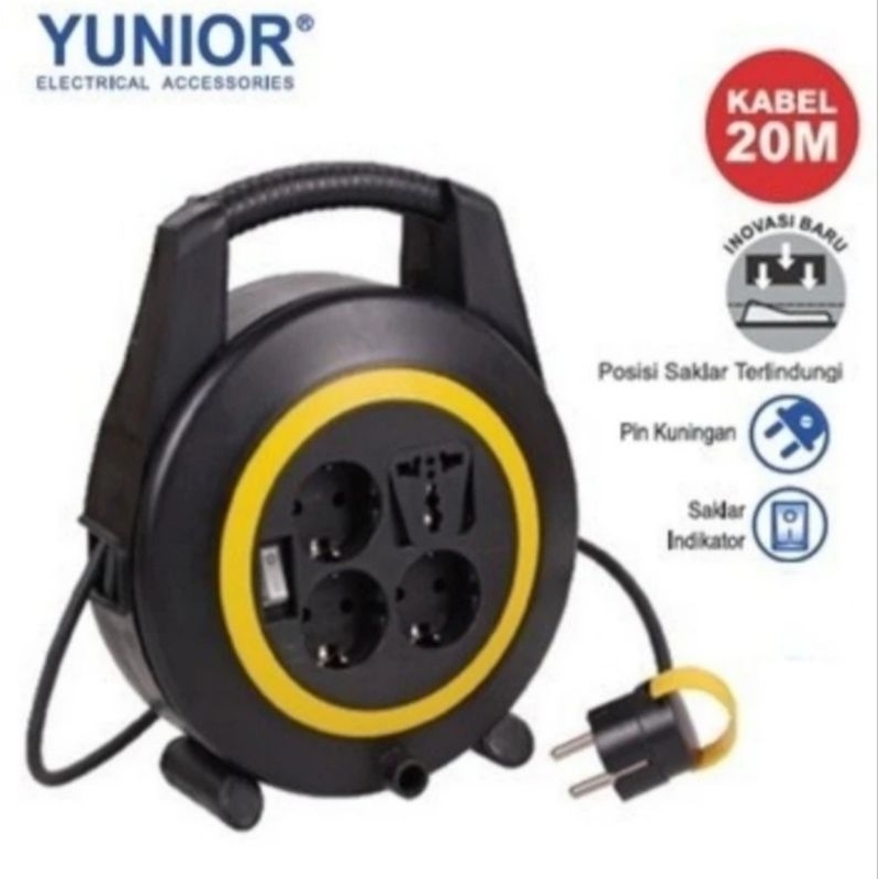 Jual Kabel Rol Roll Box Turbo LOYAL LY 118 SK 4 Lubang Plus Saklar ...