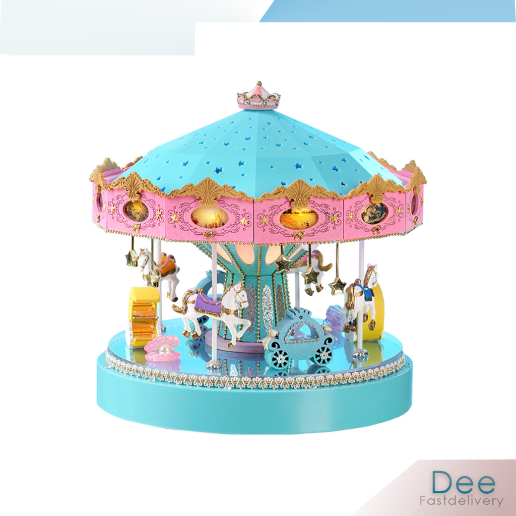 Jual Cute Room - HD-001 - Dream Carousel - DIY Amusement Park Miniature ...