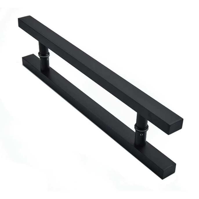 Jual Handle Pintu Stainless Steel Holo 2x1cm Panjang 80 coating hitam ...