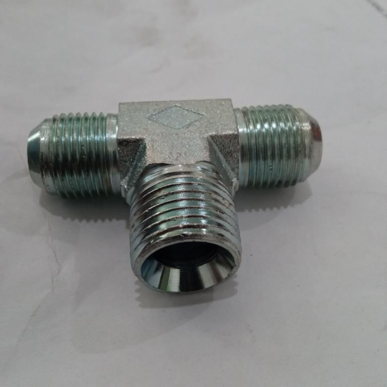 Jual nepel tee 3/8 jic male x npt x jic male | Shopee Indonesia