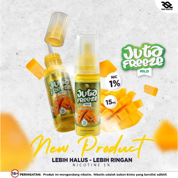 Jual Juta Freeze Mild Double Mango Saltnic 15ML by RSR Brew | Shopee ...