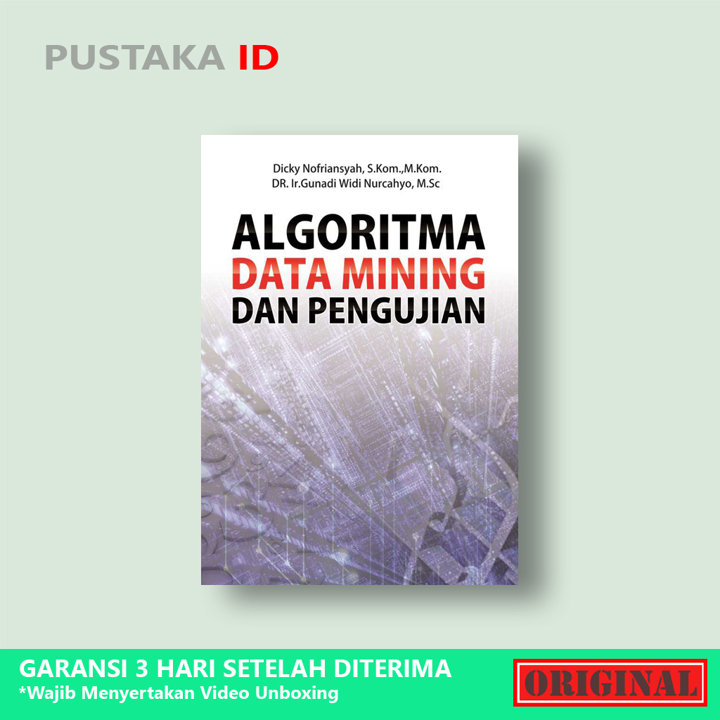 Jual Buku Algoritma Data Mining dan Pengujian | Shopee Indonesia