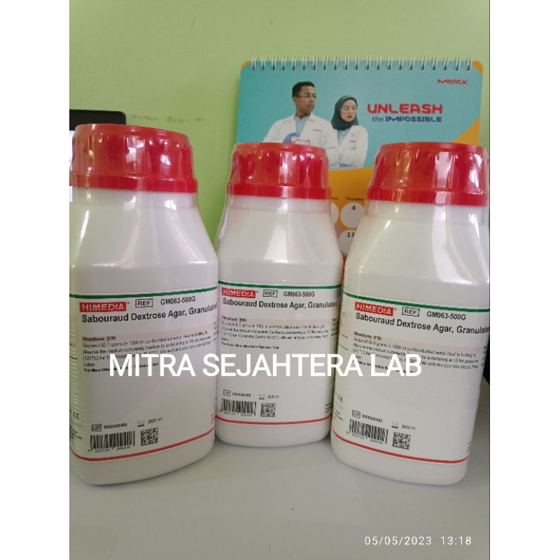 Jual SABOURAUD DEKSTROSE AGAR 500 GRAM HIMEDIA GM063 | MEDIA MIKRO SDA ...