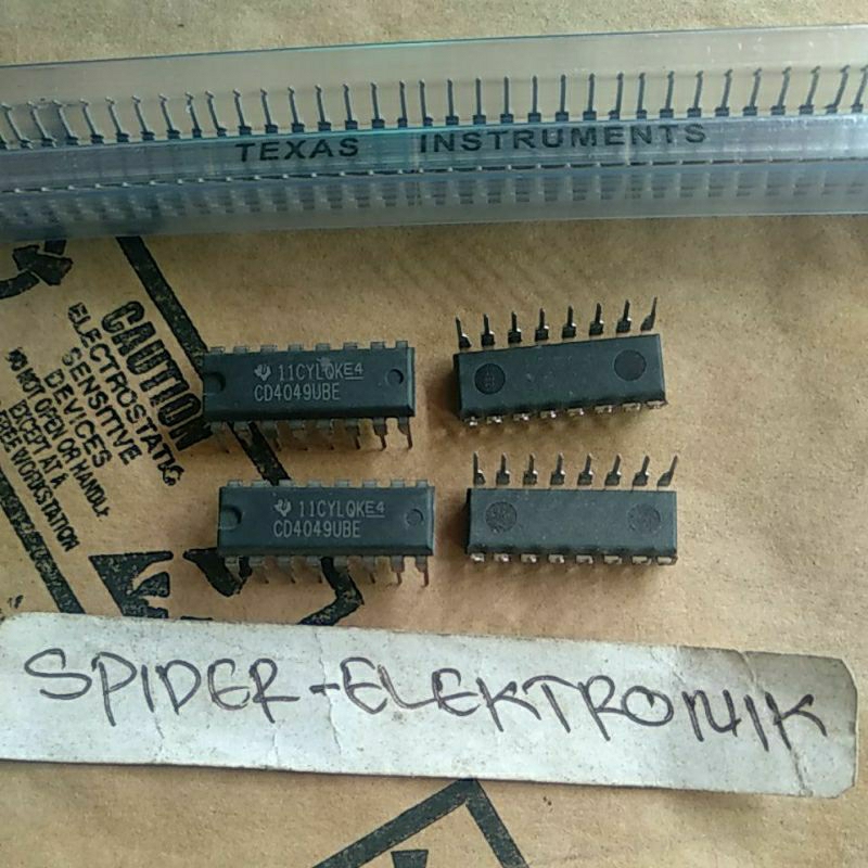 Jual IC CD4049UBE Original TEXAS INSTRUMEN | Shopee Indonesia