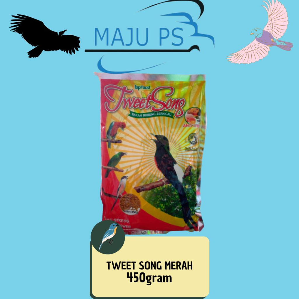Jual Pakan Burung Berkicau TopFood Tweet Song 450g Anti Stress | Shopee ...
