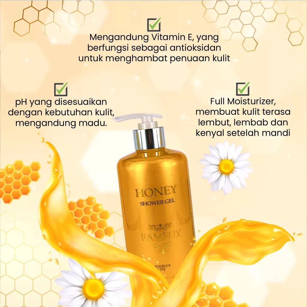Jual MEMEY FAMEUX Shower Gel Honey 500ml | Shopee Indonesia