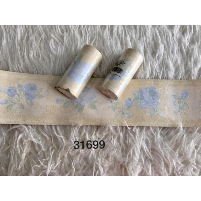 Jual BORDELIST MOTIF BUNGA MAWAR CREAM SOFT ELEGAND | Shopee Indonesia