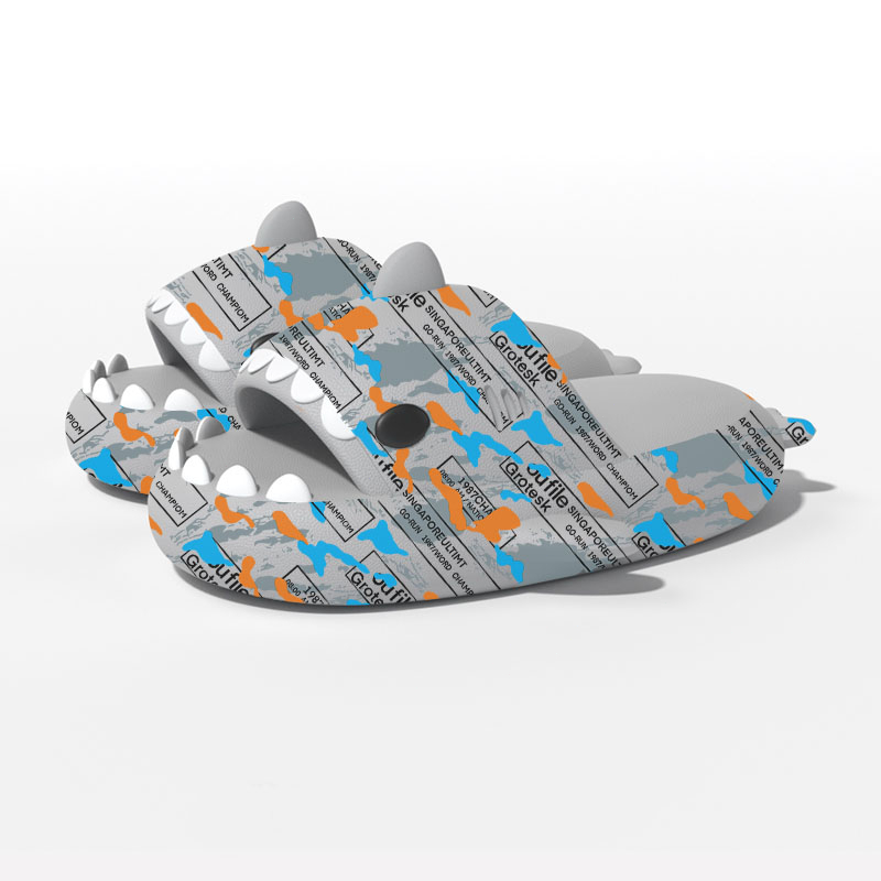 Jual Sandal Hiu Dewasa Sandal Rumah Couple Sendal Shark Anak Laki Laki ...