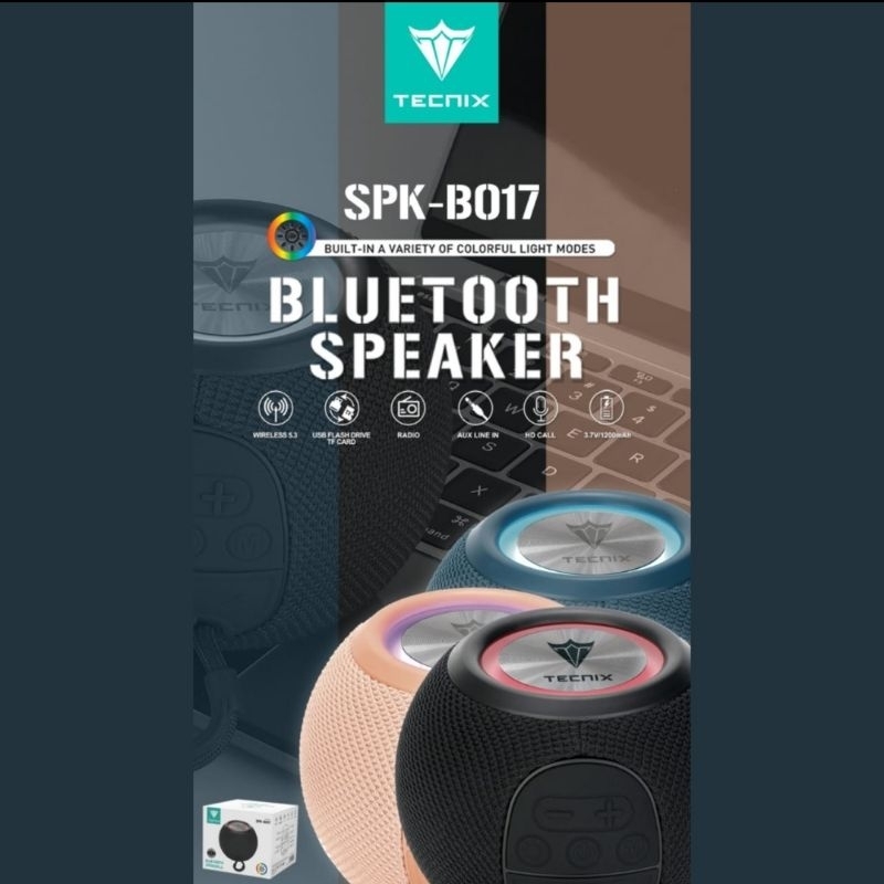 Jual Speaker Bluetooth Tecnix SPK-B017 | Shopee Indonesia