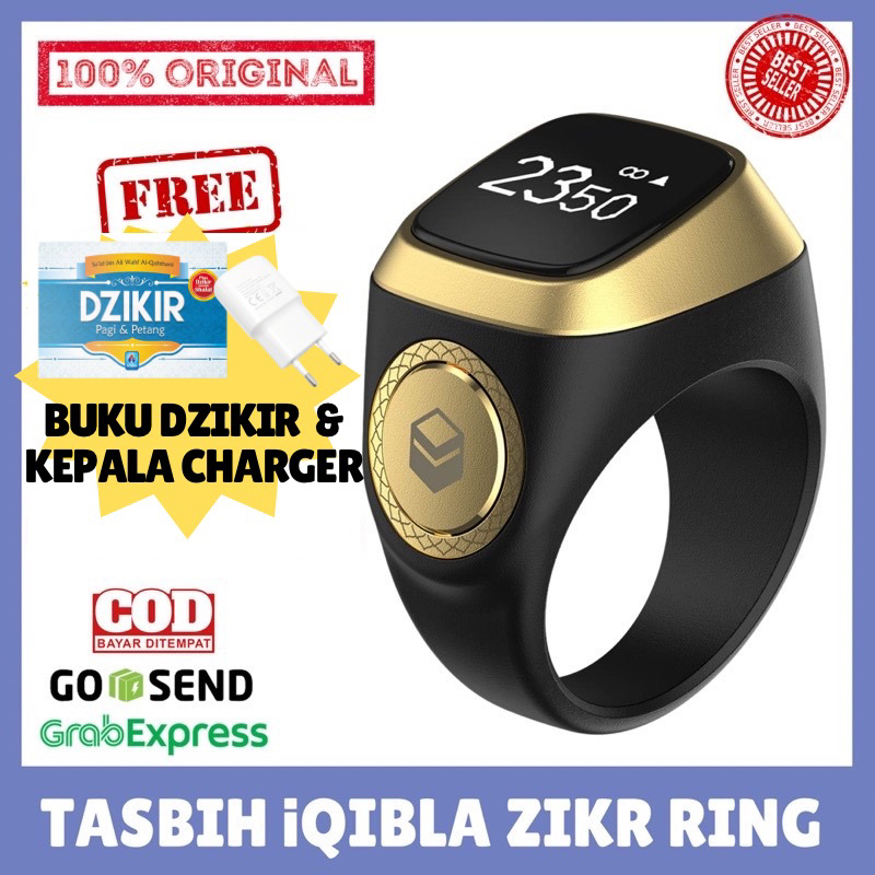 Jual Tasbih Digital Zikr Ring Zikr1 Lite Smart Ring Tasbeh Iqibla Zikir | Shopee Indonesia