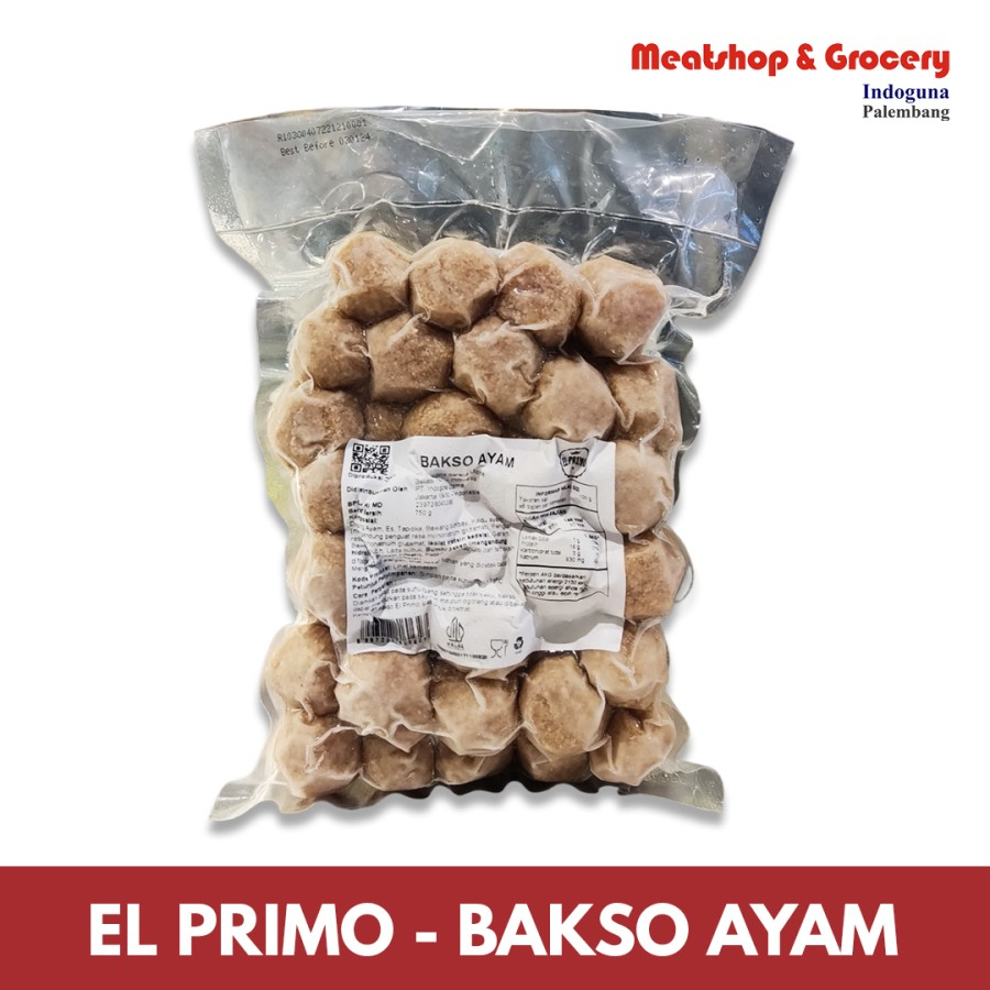 Jual Bakso Ayam El Primo Chicken MeatBall 750gr | Bakso Ayam Premium ...