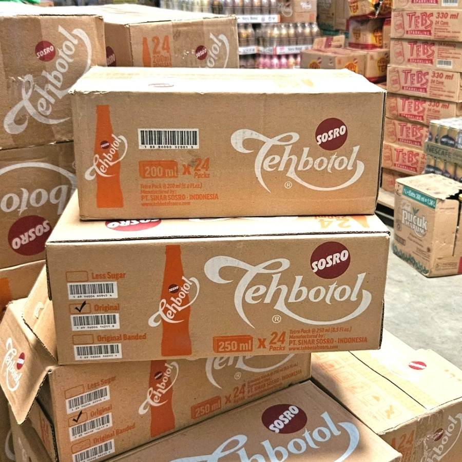 Jual ED 05.26 - CTN ISI 24 PCS- TEH SOSRO KOTAK MANIS ORIGINAL ISI 24 ...