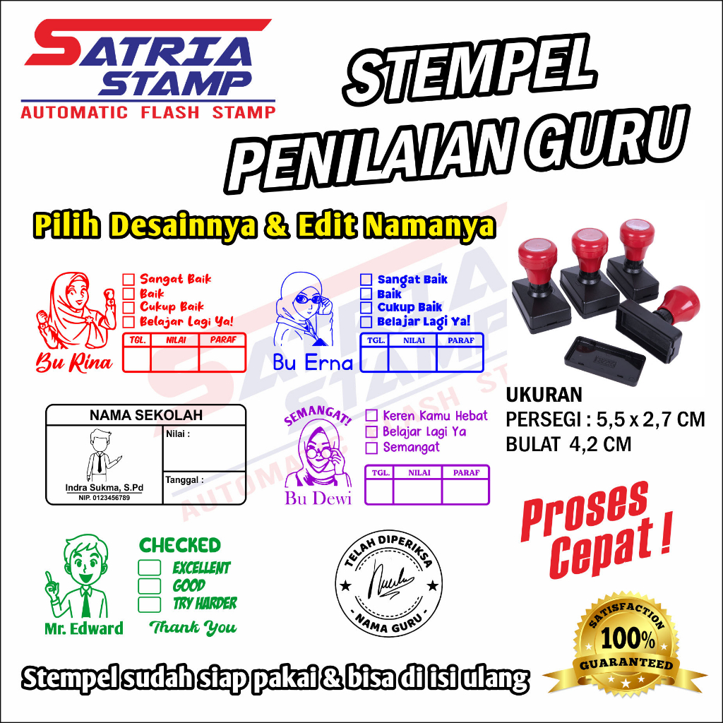 Jual Stempel nilai guru/koreksi/checked tugas | Shopee Indonesia