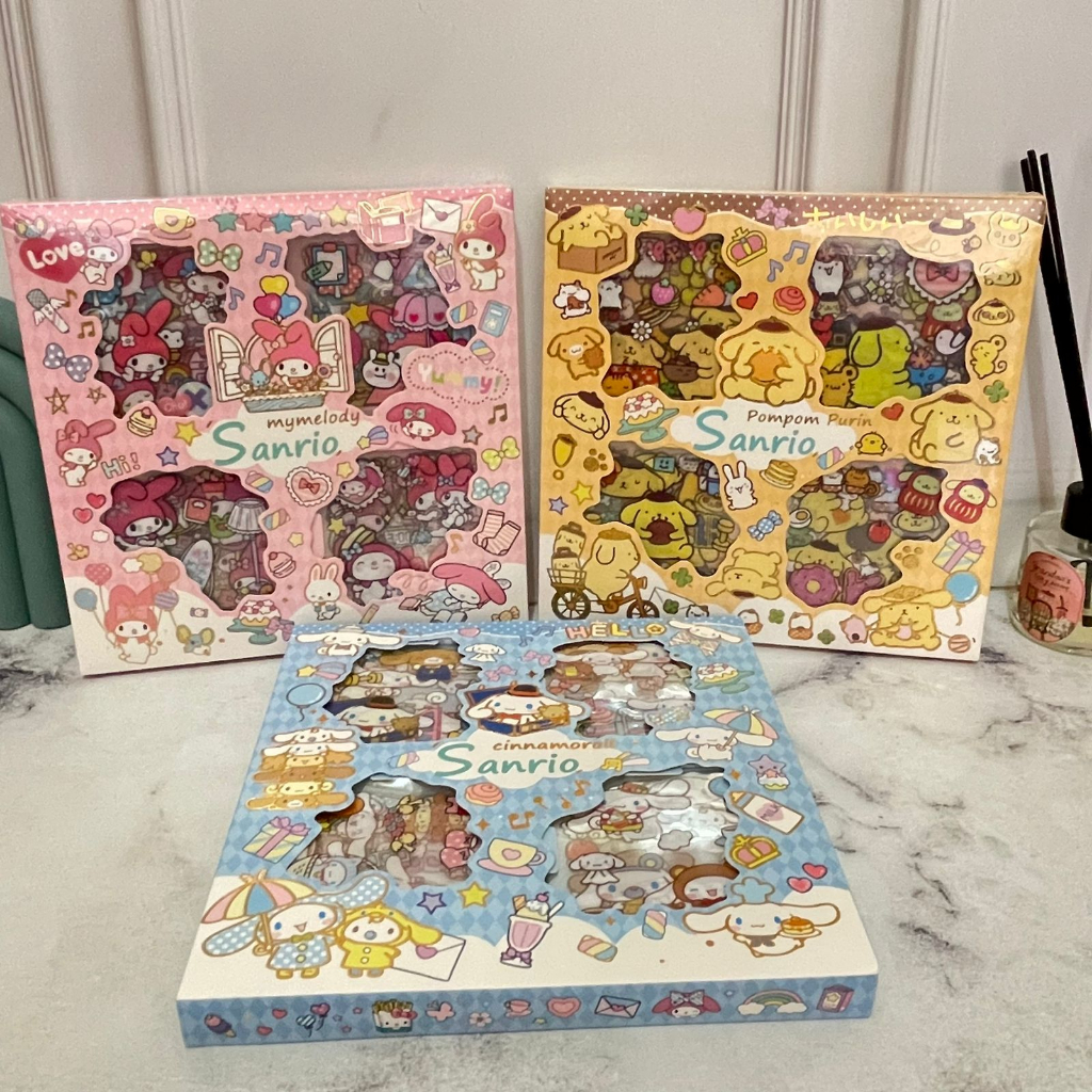 Jual Sticker Karakter Sanrio 32 Lembar Lengkap Variant Melody Purin ...
