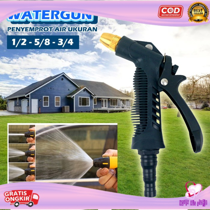 Jual KERAN AIR SEMPROT WATERGUN JET SPRAY / KERAN AIR SEMPROT / HOSE ...