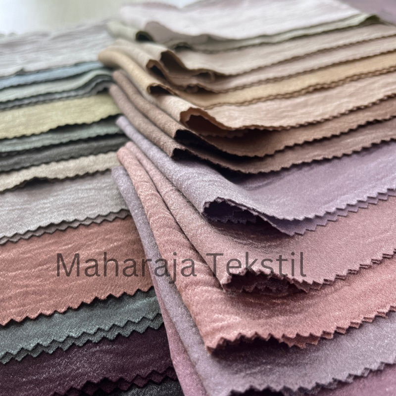 Jual Kain Satin Shimmer / Amanda Shimmer / Satin Crinkle / Satin ...