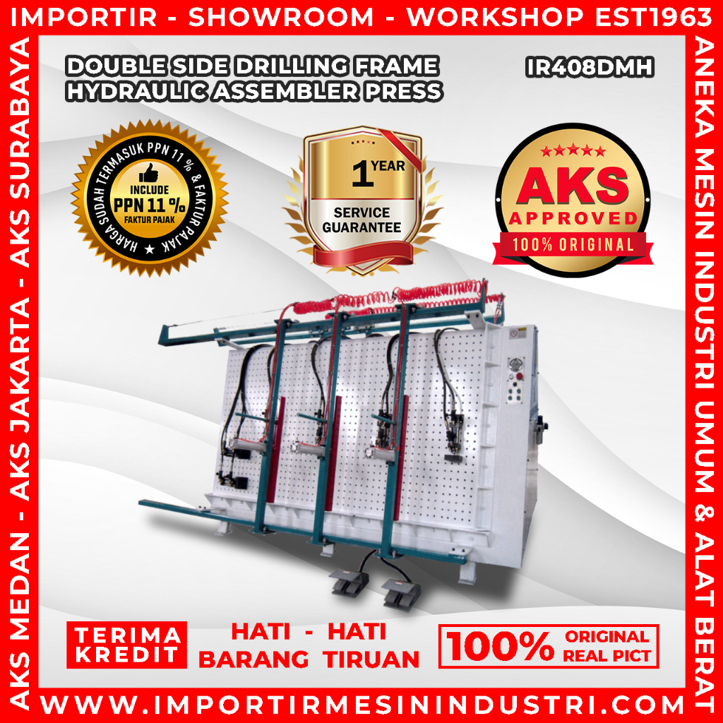 Jual Mesin Press Kayu Alat Press Kusen Kayu Wood Frame Hydraulic ...