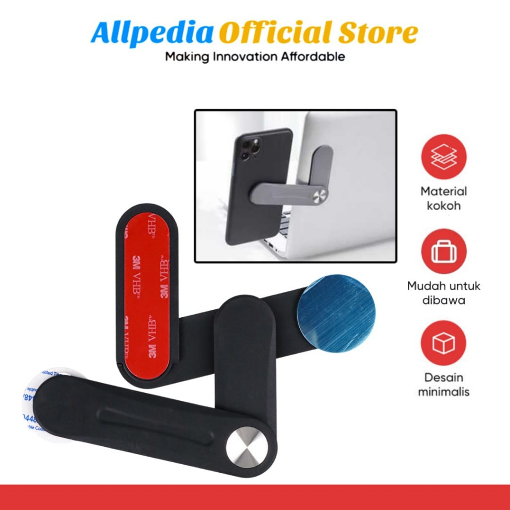 Jual Adjustable Phone Holder for Laptop Stand Penyangga Penahan Dudukan ...