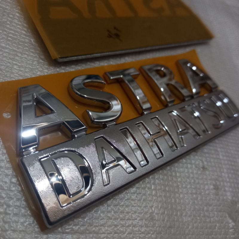 Jual Emblem HASTRA DAIHATSU/logo stiker belakang mobil ASTRA DAIHATSU ...