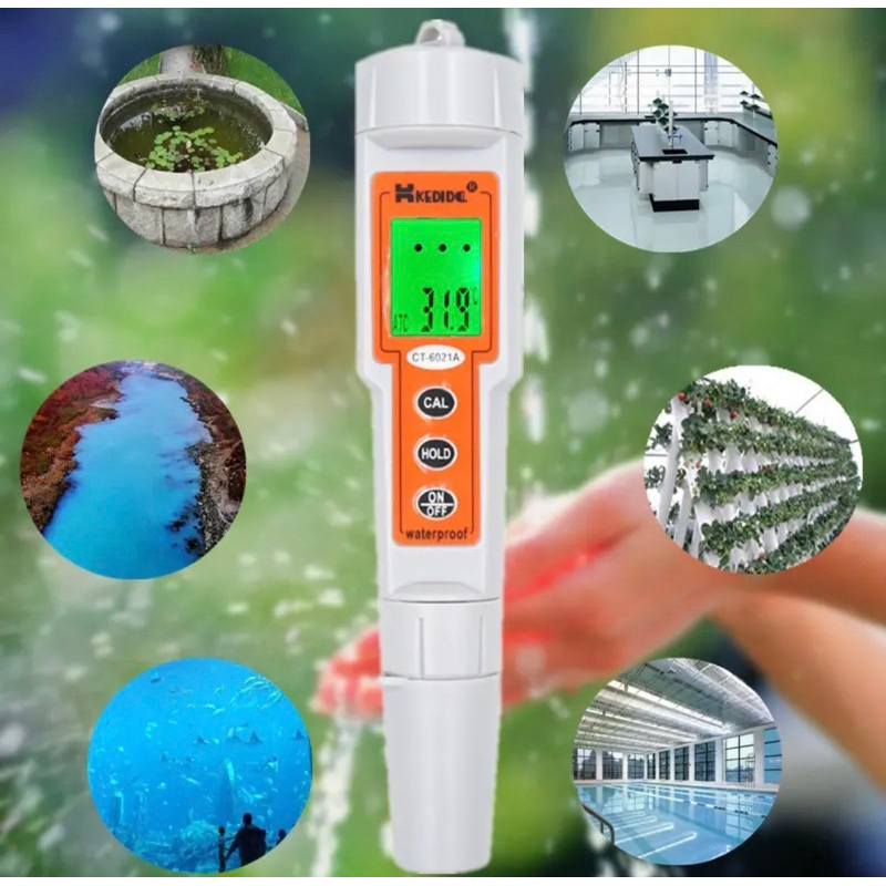 Jual Kedida Ct 6021al Backlight Digital Ph Meter Temperature Hidroponik
