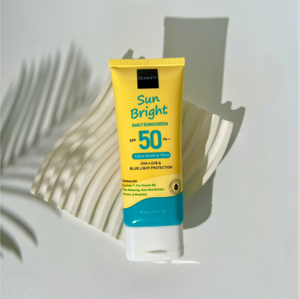 Jual sarykosmetik - SCARLETT SUNSCREEN SPF 50 PA+++ 50 ML - SUN BRIGHT ...