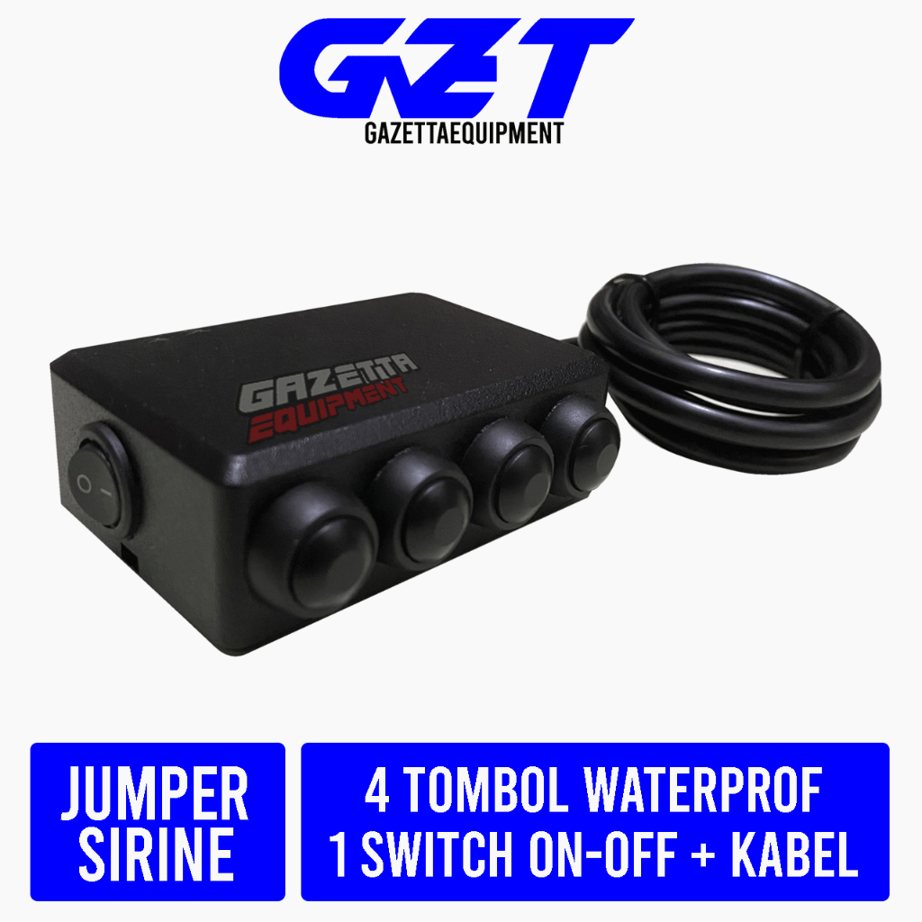 Jual TOMBOL JUMPER SIRINE 4 TOMBOL WATERPROOF MOTOR CUSTOM WHELEN ...