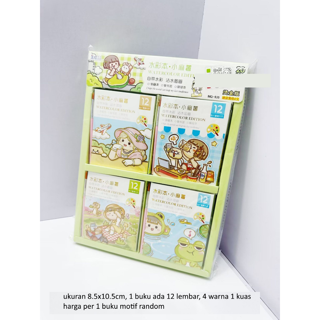 Jual [LOGU] Buku gambar mewarnai travel, Pocket coloring book, Buka ...