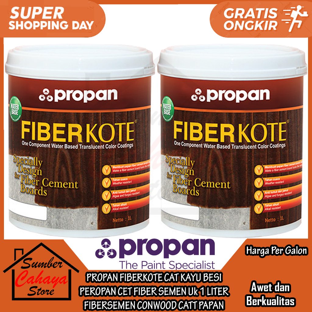 Jual PROPAN FIBERKOTE FIBER SEMEN CAT PLAPIS LAPIS PELAPIS KAYU BESI ...