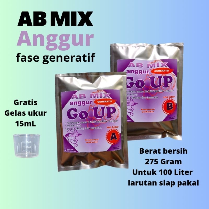 Jual AB MIX ANGGUR GENERATIF / FASE PEMBUAHAN ( serbuk 276 Gr ...