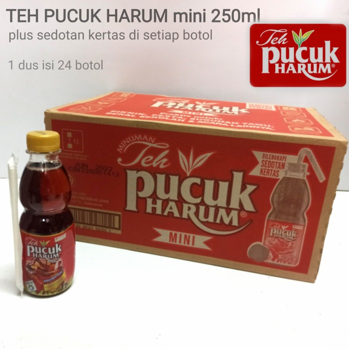 Jual Teh pucuk kemasan botol 250ml khusus instan | Shopee Indonesia