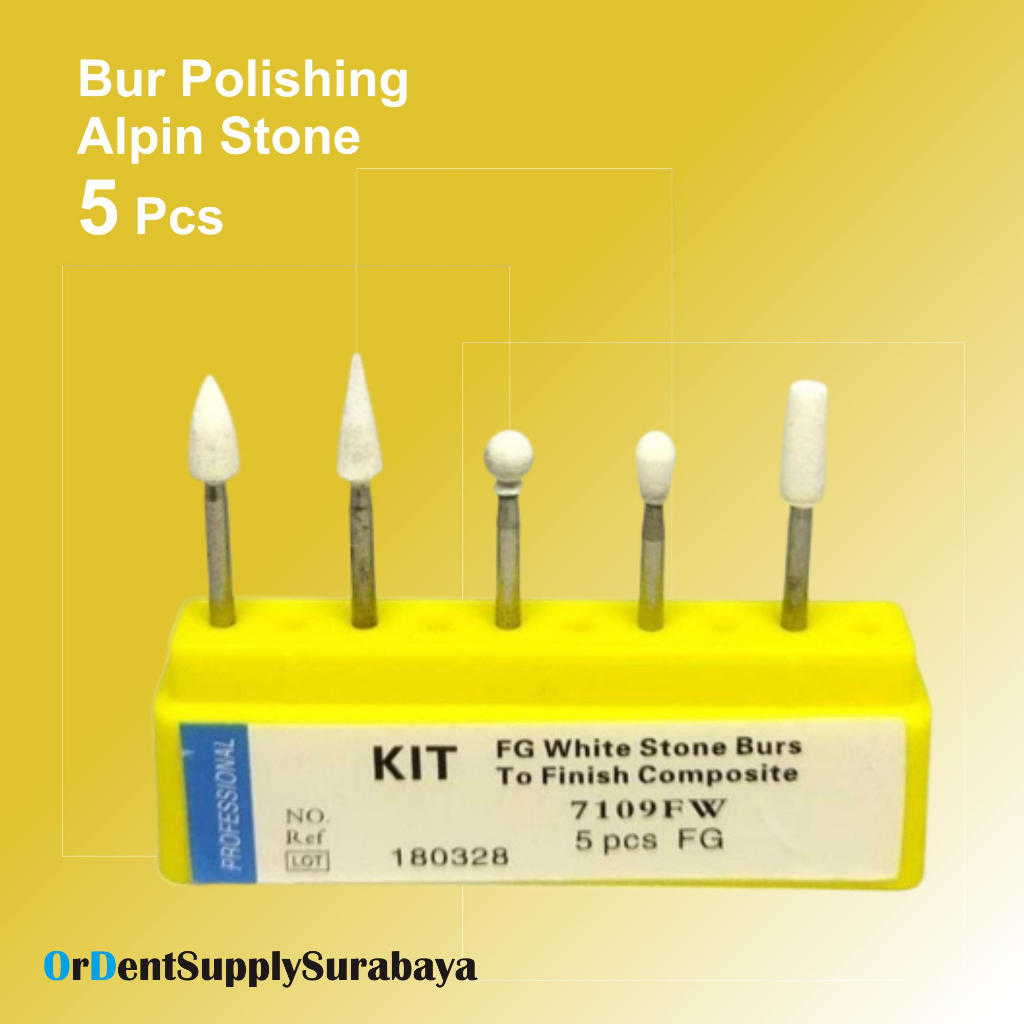 Jual Burs poles finishing Arkansas bur Highspeed assorted 5 pcs ...